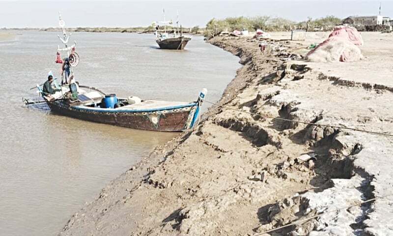 Data shows sea intrusion in Sindh’s coastal areas gathered pace over ...