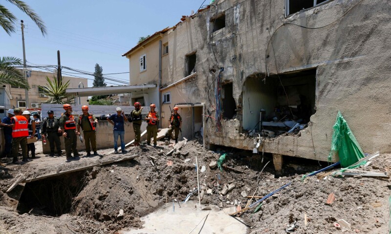 19 wounded in Haifa after overnight missile barrage from Iran: hospital ...