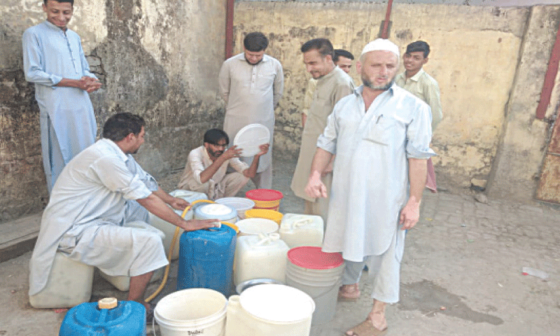 Gadoon residents face severe water shortage - Newspaper - DAWN.COM