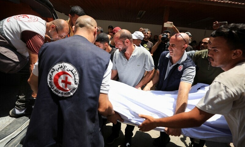 Gaza civil defence says two killed in Israeli strike on church - DAWN.COM