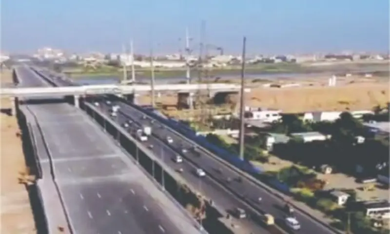 Karachi’s Senator Taj Haider Bridge opens to traffic - Pakistan - DAWN.COM