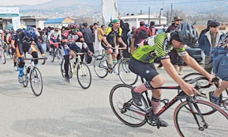 Cycle race held in Dir to raise awareness about cleanliness - Newspaper ...