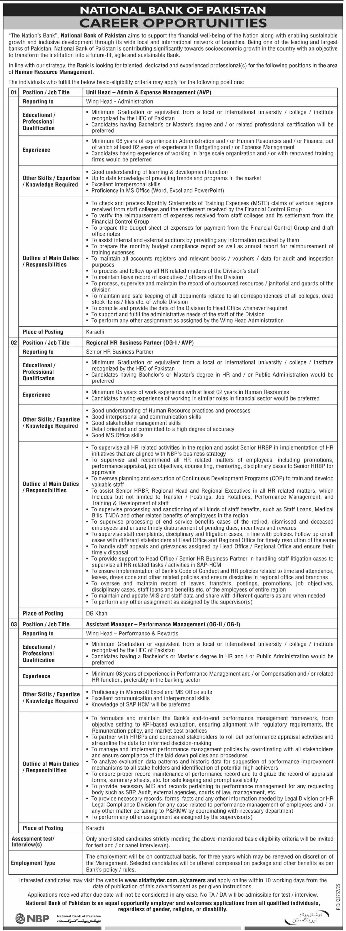 Career Opportunities - Jobs - DAWN.COM