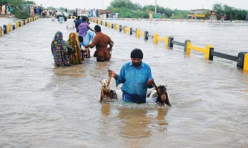 Breaches being plugged to rehabilitate Manchhar system - Pakistan ...