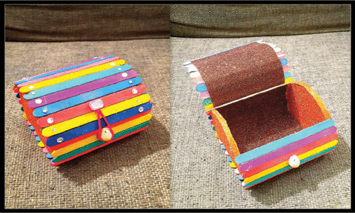 Wonder Craft: Fancy craft stick box - Newspaper - DAWN.COM