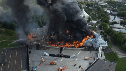 Tomorrowland main stage burnt to a crisp in devastating fire, but the show will go on