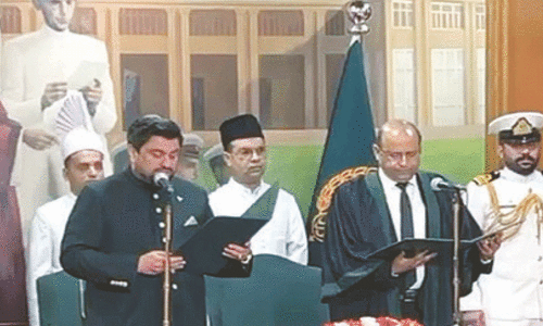 Justice Zafar Rajput takes oath as acting SHC CJ - Pakistan - DAWN.COM