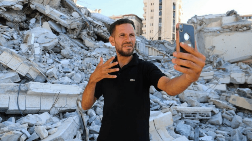 Deaf Palestinian Basem Alhabel highlights Gaza’s struggles through sign language on social media