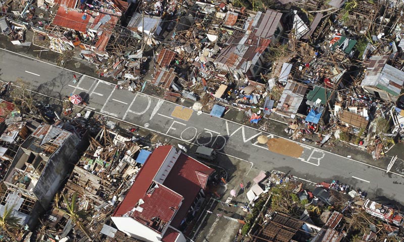 Destructive Philippine typhoon puts spotlight on climate concerns ...