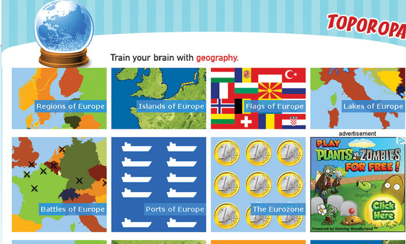 WEBSITE: Train your brain with geography! - Newspaper - DAWN.COM