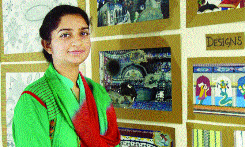 Art student takes inspiration from temple’s artwork - Newspaper - DAWN.COM