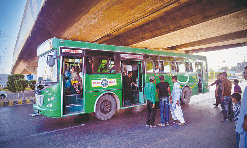 Follow that (green) bus! - Pakistan - DAWN.COM