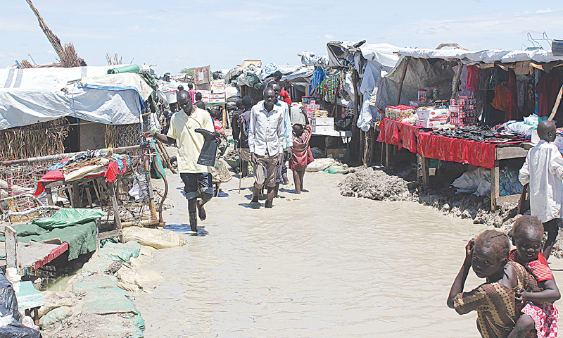Sleeping in a swamp: South Sudan civilians struggle to survive ...
