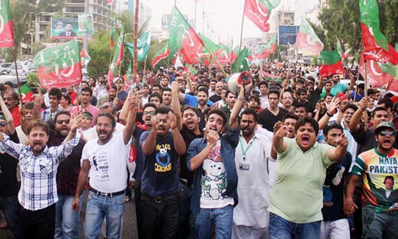 PTI grabs Karachi street power in 2014 - Pakistan - DAWN.COM
