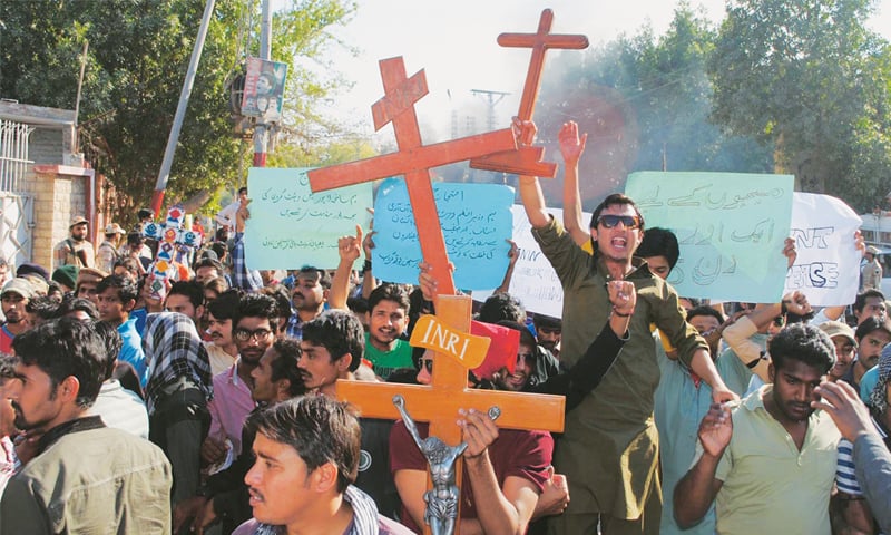 Christians protest bombing of churches - Pakistan - DAWN.COM