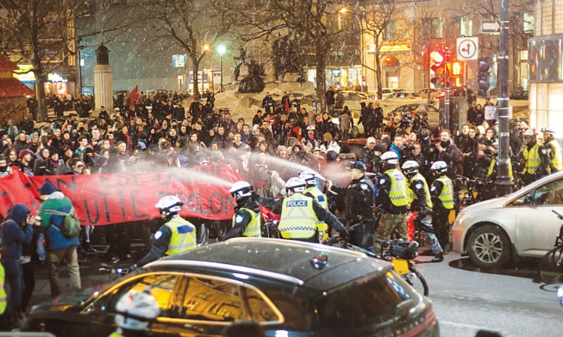 Quebec student protest boils over - Newspaper - DAWN.COM