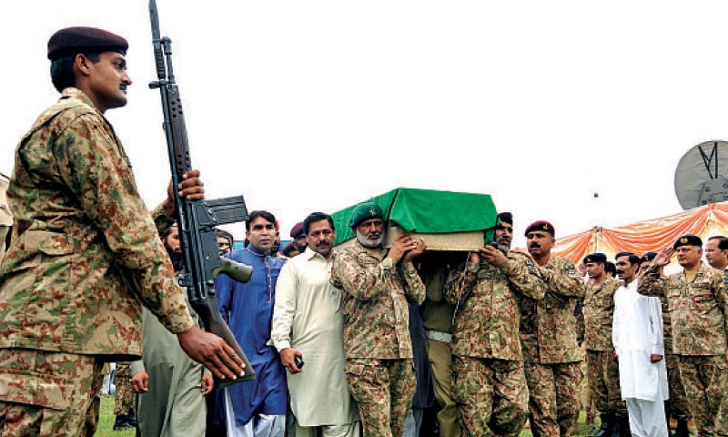 Army man laid to rest - Newspaper - DAWN.COM