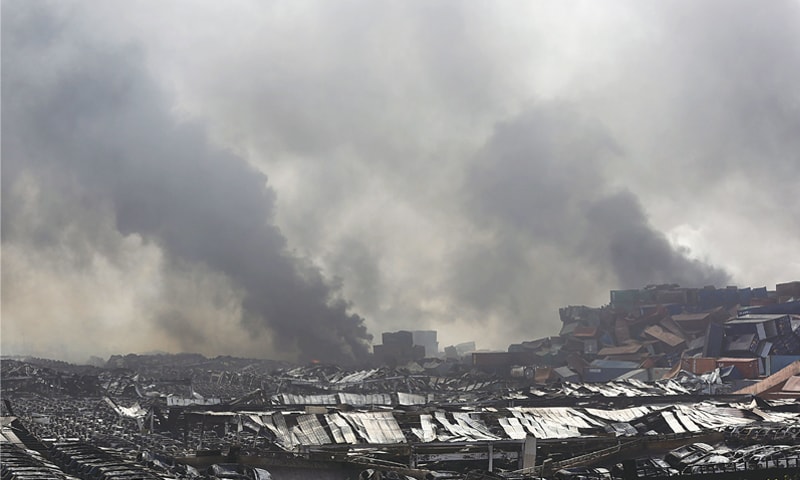 Monstrous explosions terrify China’s port city, kill 50 - Newspaper ...