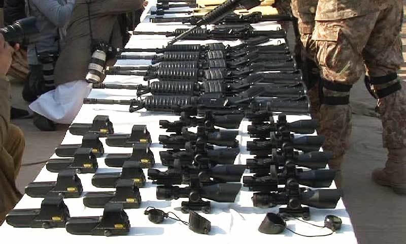 Security forces recover huge cache of weapons in Peshawar raids ...