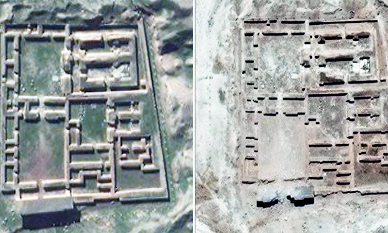 Islamic State video shows Assyrian temple blown up in Iraq - World ...
