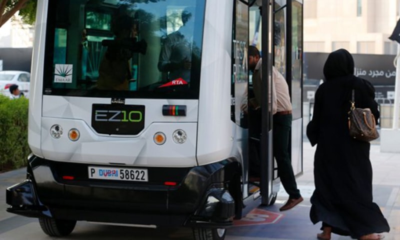 Dubai debuts driverless minibus - World - DAWN.COM