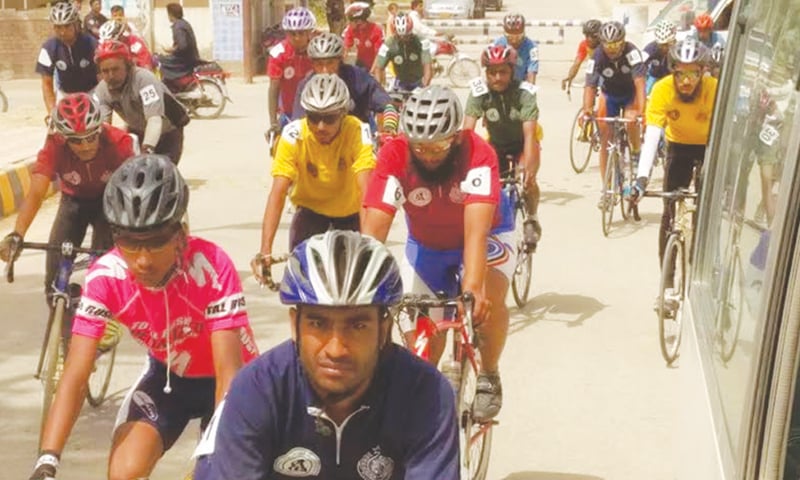Cycle race participants receive warm welcome at Sakrand - Newspaper ...