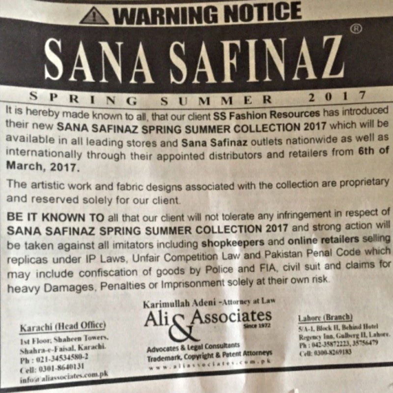 In a sea of fashion pirates, designers turn to the law to stay afloat ...