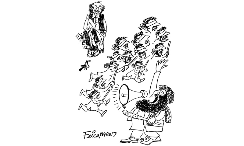 Cartoon: 18 April, 2017 - Newspaper - DAWN.COM