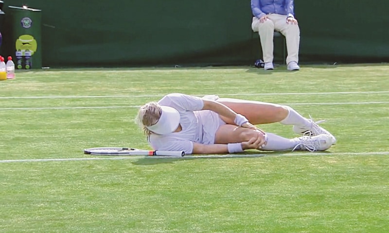 Tearful Mattek-Sands recalls horrific knee injury - Newspaper - DAWN.COM