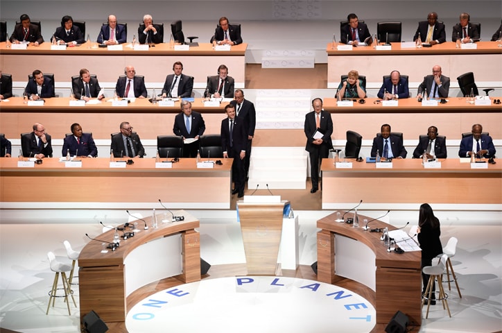 Macron’s climate summit gets pledges of money, technological help ...
