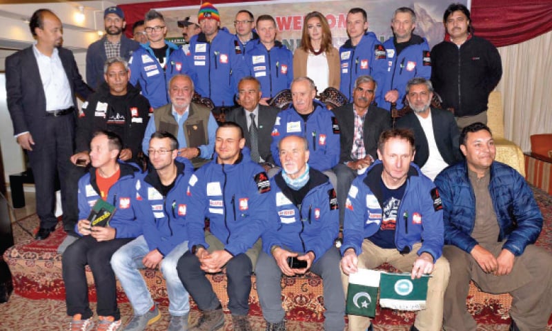 Poles arrive for a challenging expedition to K2 - Pakistan - DAWN.COM