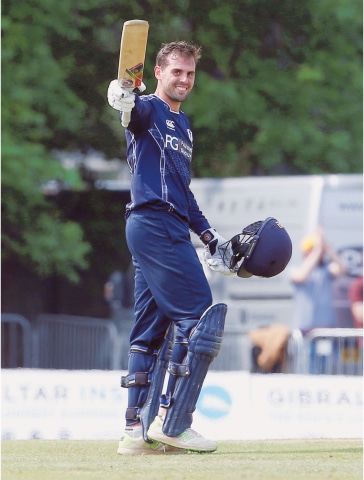 MacLeod ton powers Scotland to record score in England ODI - Newspaper ...