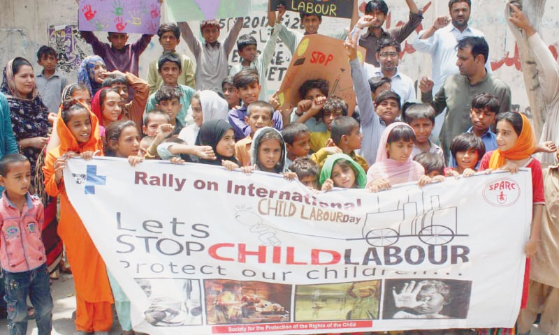 World Day Against Child Labour observed - Newspaper - DAWN.COM