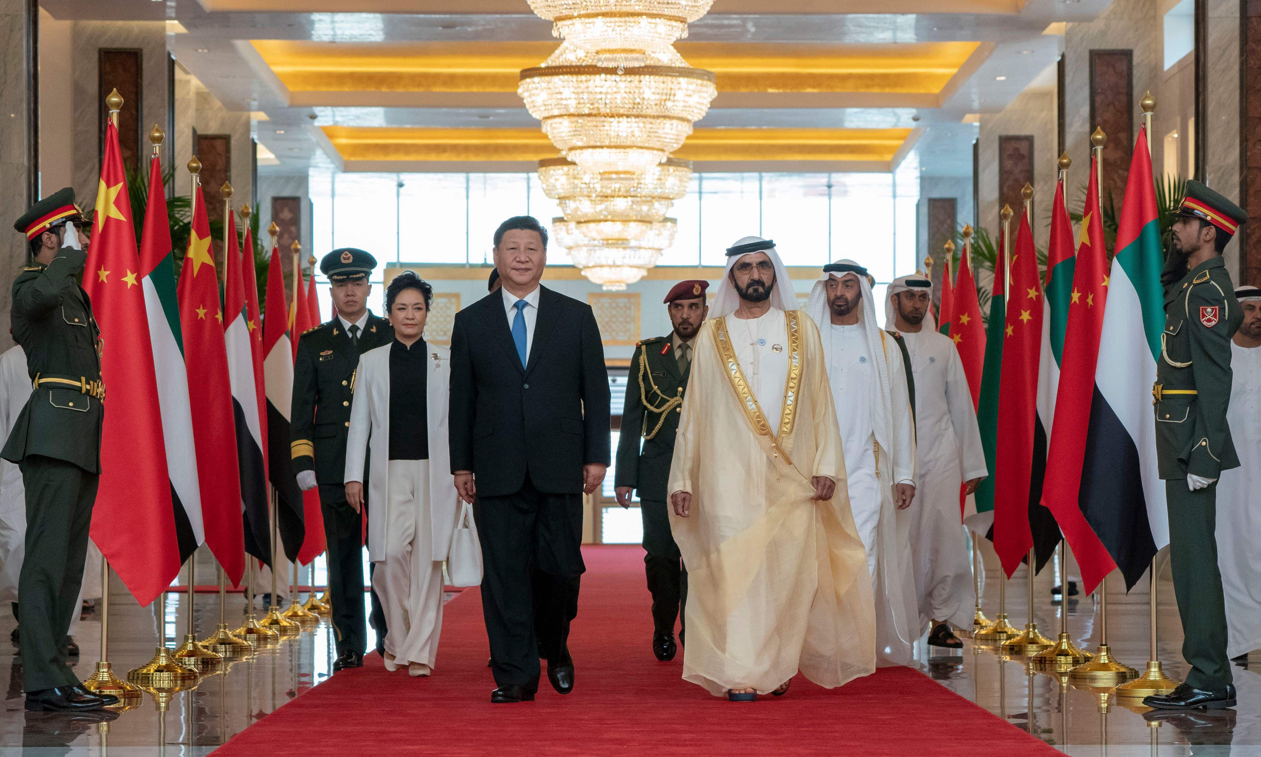 Xi arrives in Abu Dhabi after China signs deals with UAE - World - DAWN.COM