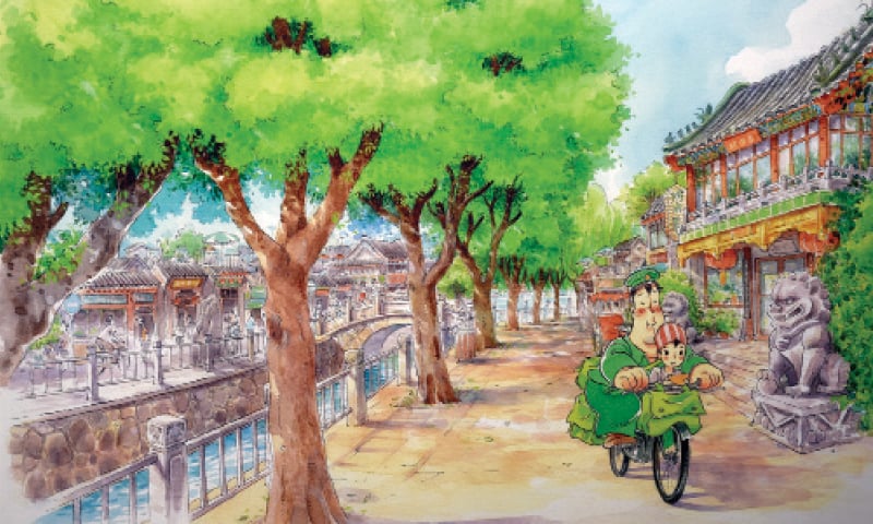 Comic strip depicts Chinese ancient history, folk and culture ...