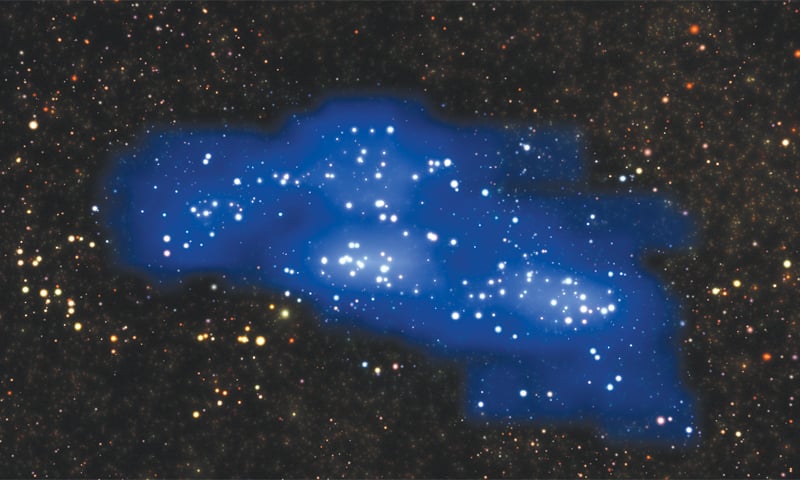 Giant galaxy supercluster found lurking in early Universe - Newspaper ...