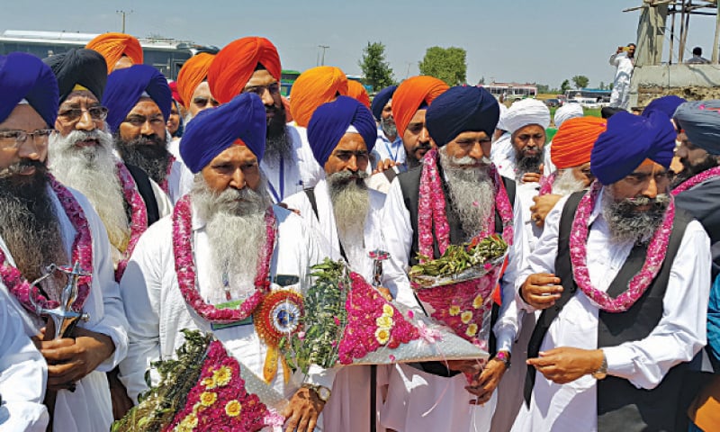 Sikhs celebrate Kartarpur project at Baisakhi - Pakistan - DAWN.COM