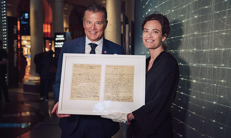 Einstein's relativity document gifted to Nobel Museum - World - DAWN.COM