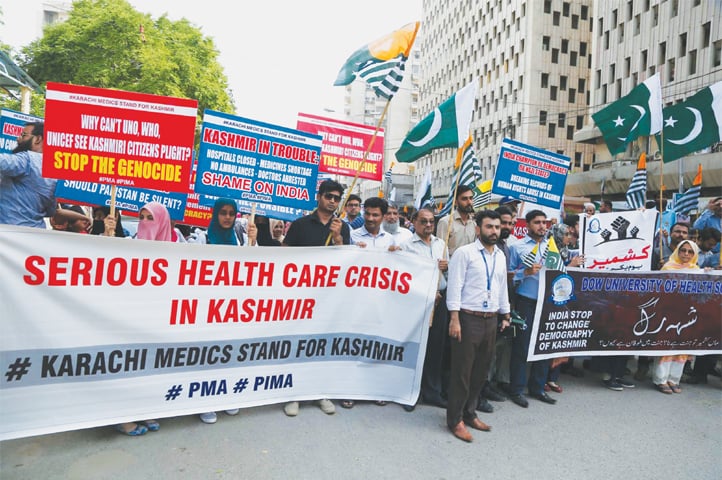 Pakistani doctors show anger on silence of Indian counterparts on ...