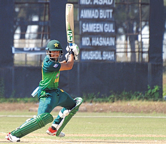 Ton-up Haider inspires Pakistan to crushing win over Oman - Newspaper ...