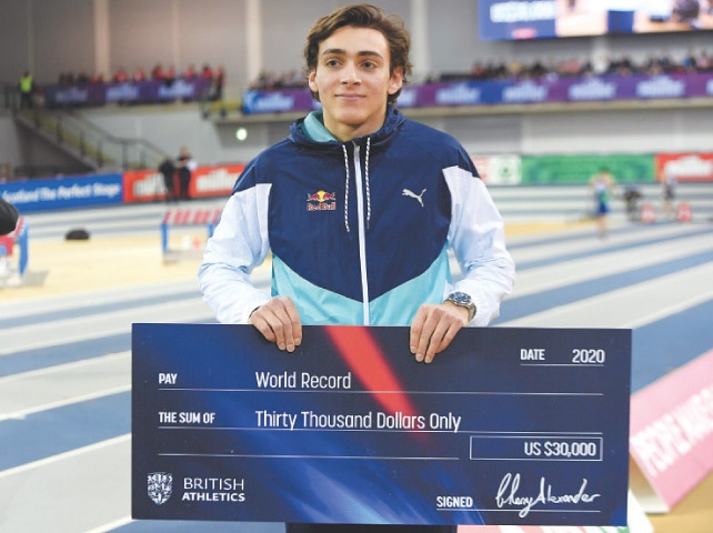 Duplantis breaks world record again - Newspaper - DAWN.COM