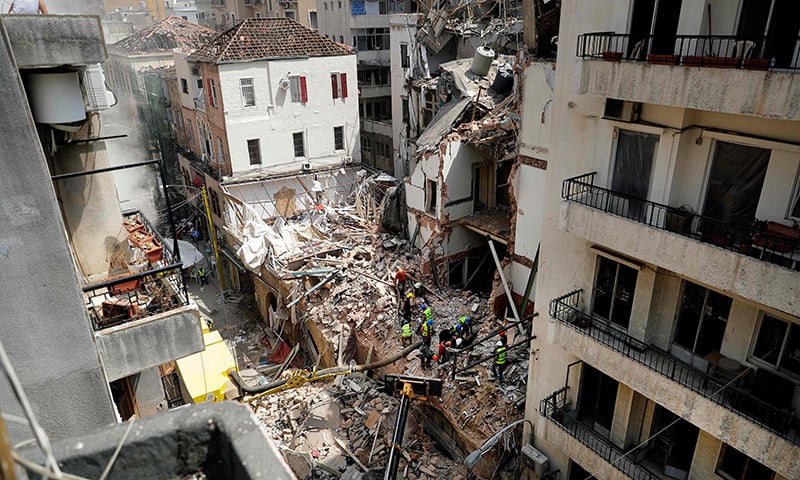 Rescuers sift Beirut rubble amid signs of life a month after blast ...
