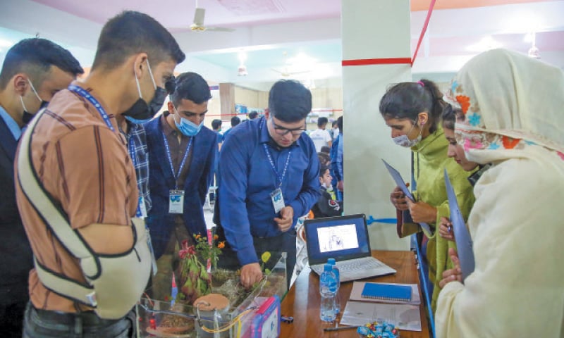 Students showcase robotic models at Swat expo - Newspaper - DAWN.COM