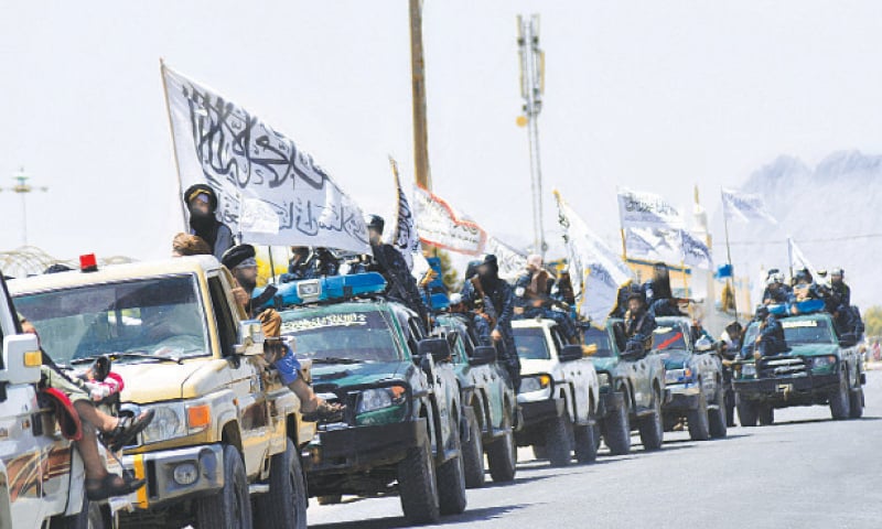 Taliban parade shows off seized US hardware - Newspaper - DAWN.COM