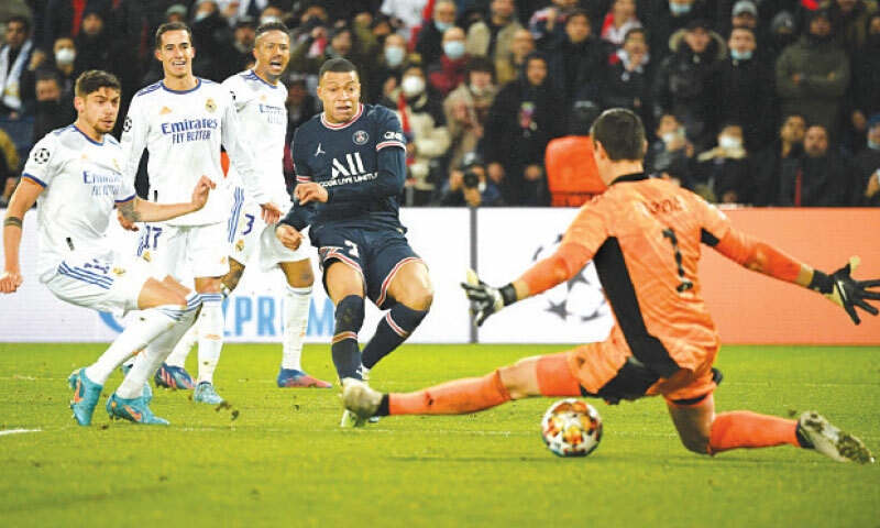 Late Mbappe stunner gives PSG edge over Real, City run riot in Lisbon ...