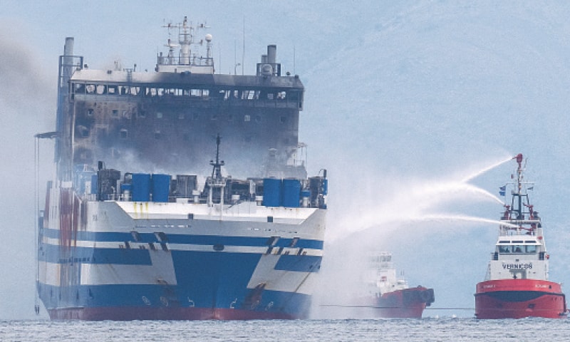 Passenger found alive on ferry off Greece after three days - Newspaper ...