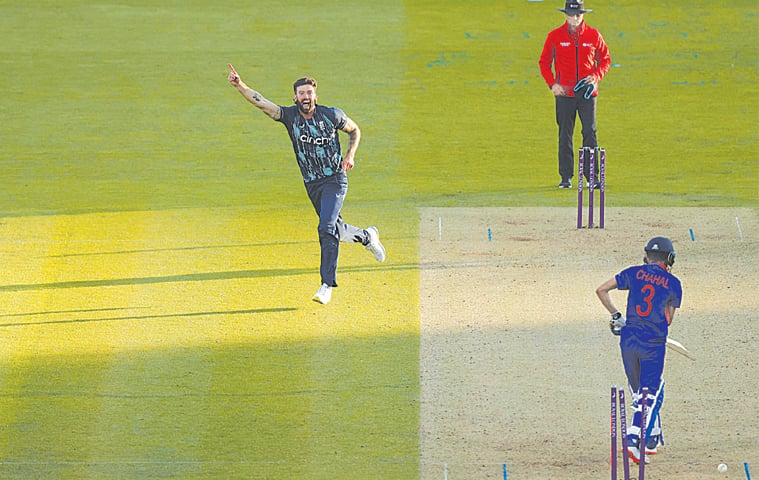 Record-breaker Topley strikes as England rout India to level ODI series ...