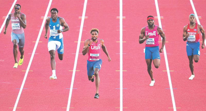 Lyles retains 200m crown as US sweep podium, Jackson trumps Fraser ...