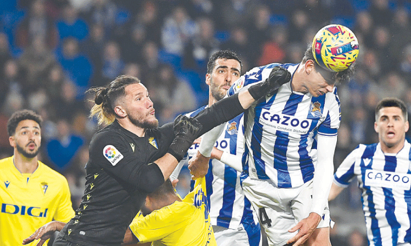 Sociedad risk losing third with Cadiz draw - Newspaper - DAWN.COM
