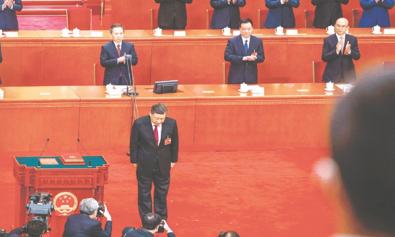 Xi secures third term as president - Newspaper - DAWN.COM